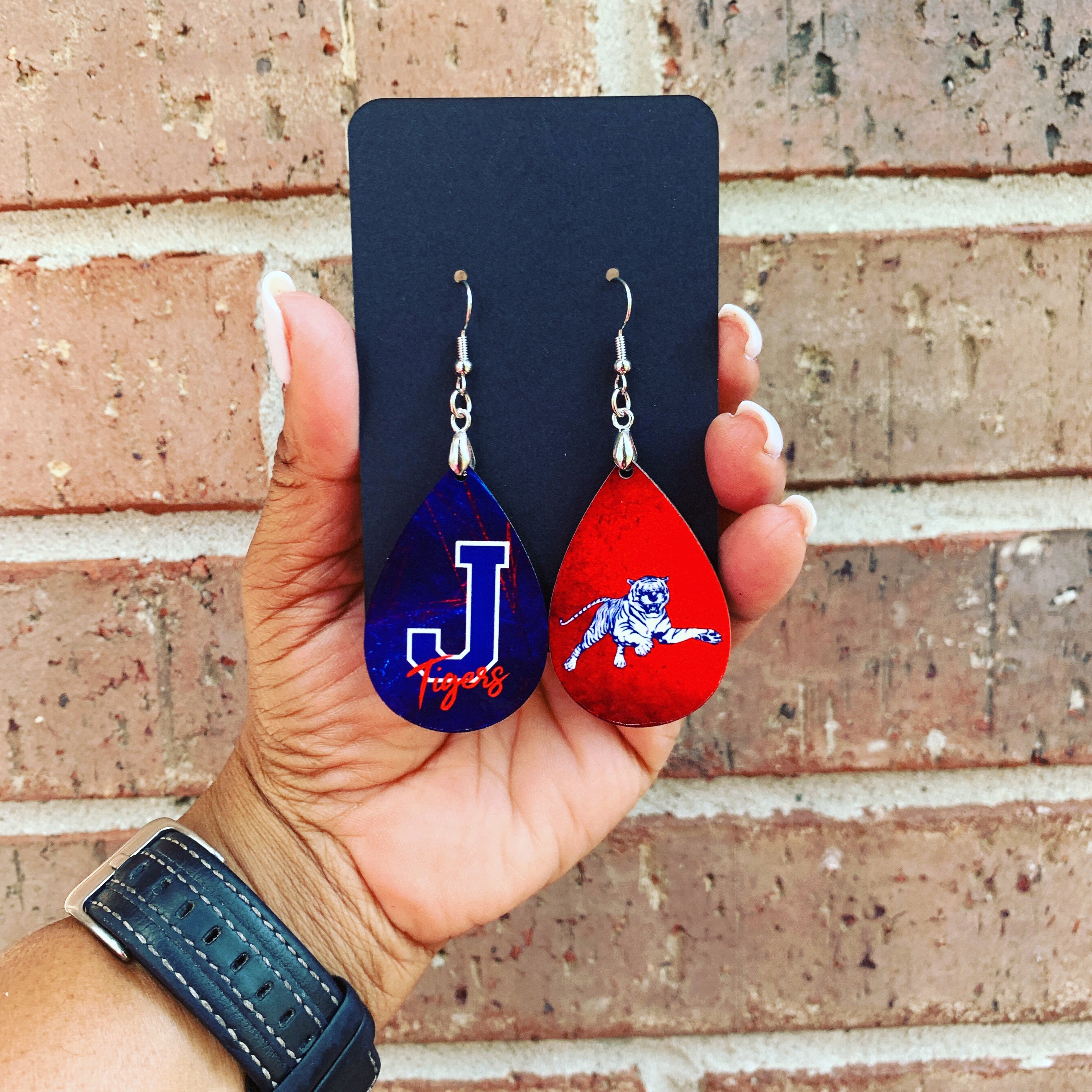 JSU Tigers Earrings – Arika Made